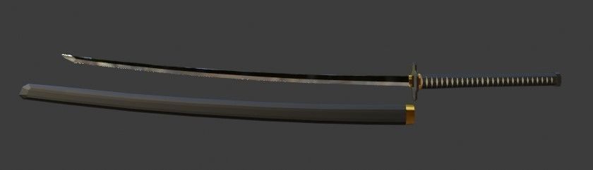 katana free 3D model | CGTrader