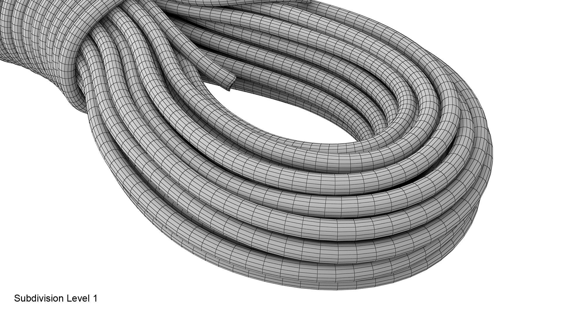 Climbing rope 3D model | CGTrader