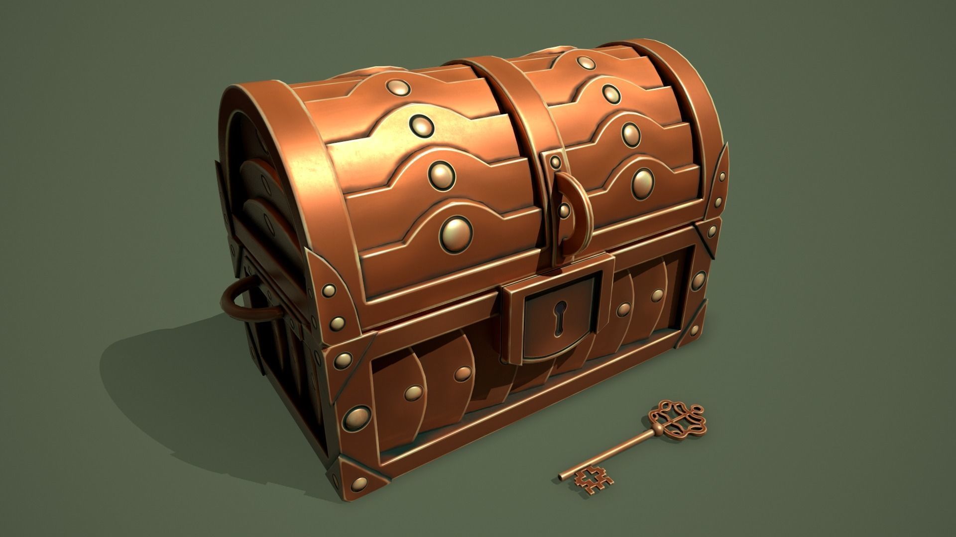 3D model Fantasy chests VR / AR / low-poly | CGTrader