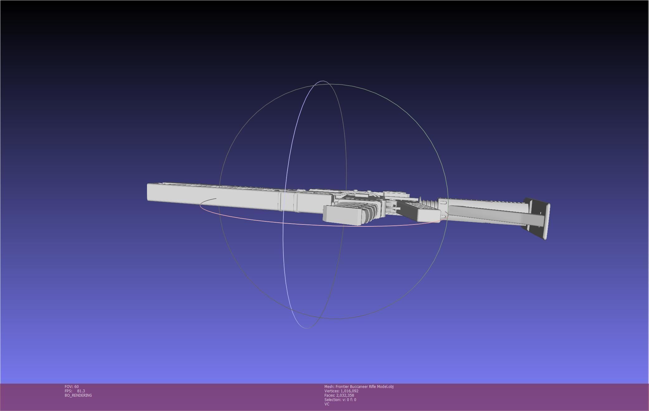 Frontier Buccaneer Rifle Basic Model 3D model | CGTrader