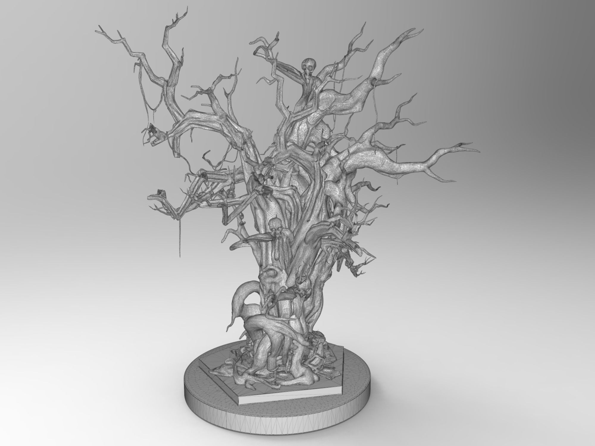 Haunted Tree 3D model 3D printable | CGTrader