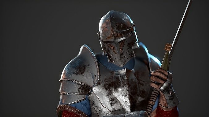 3D model Armor 10 UPDATED with 3rd skin VR / AR / low-poly | CGTrader