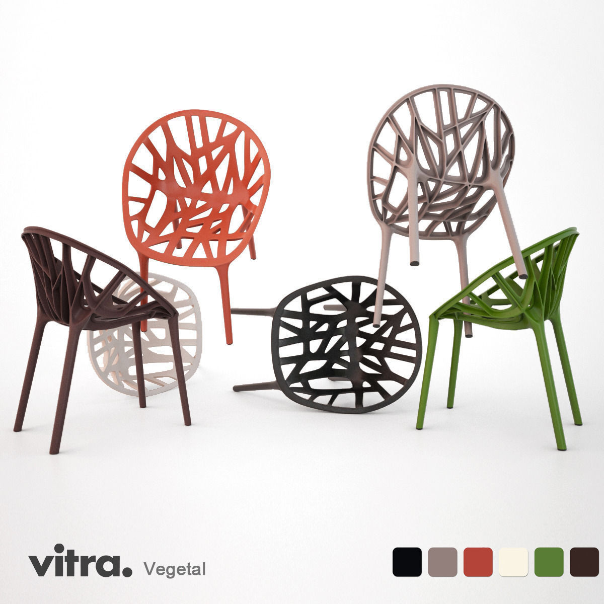 Vitra Vegetal Chair free 3D model | CGTrader