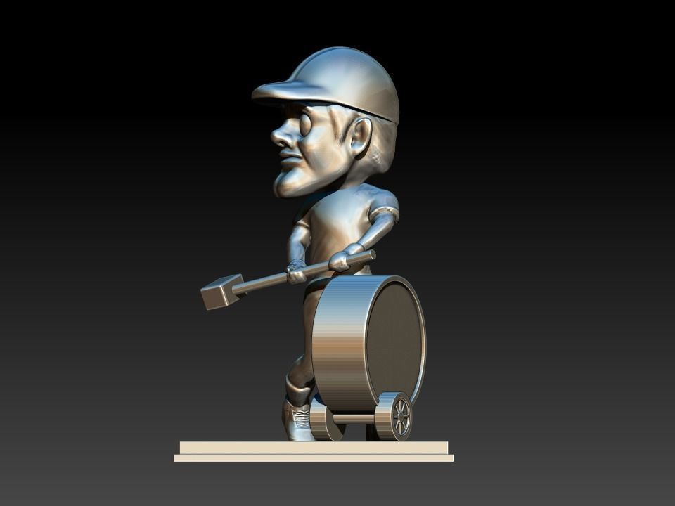 Purdue Pete Purdue University 3D model 3D printable | CGTrader