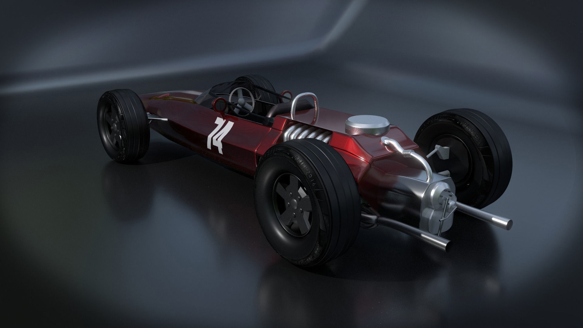Classic Formula 1 Racing Car free VR / AR / low-poly 3D model | CGTrader