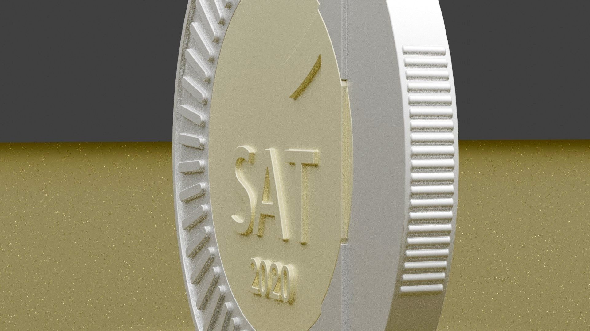 Satoshi Coin - One Bitcoin Satoshi 3D model | CGTrader