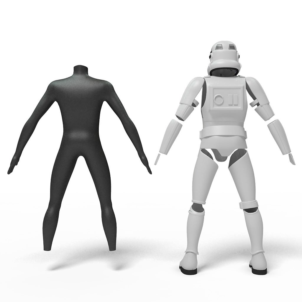 Robot trooper 3D model | CGTrader