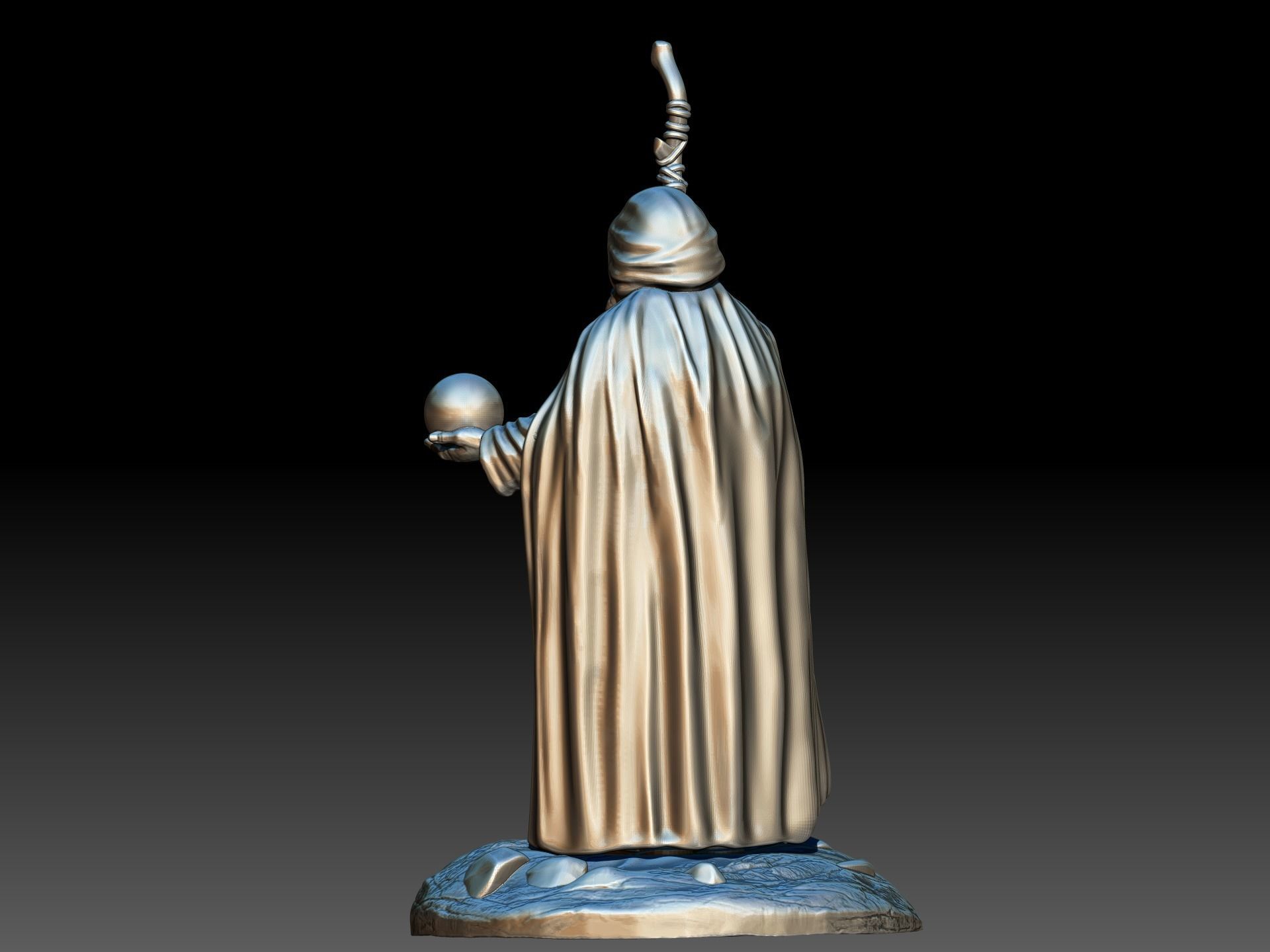 Wizard 3D model 3D printable | CGTrader