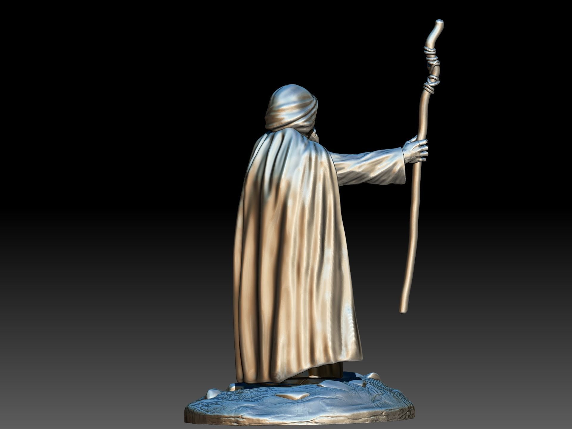 Wizard 3D model 3D printable | CGTrader