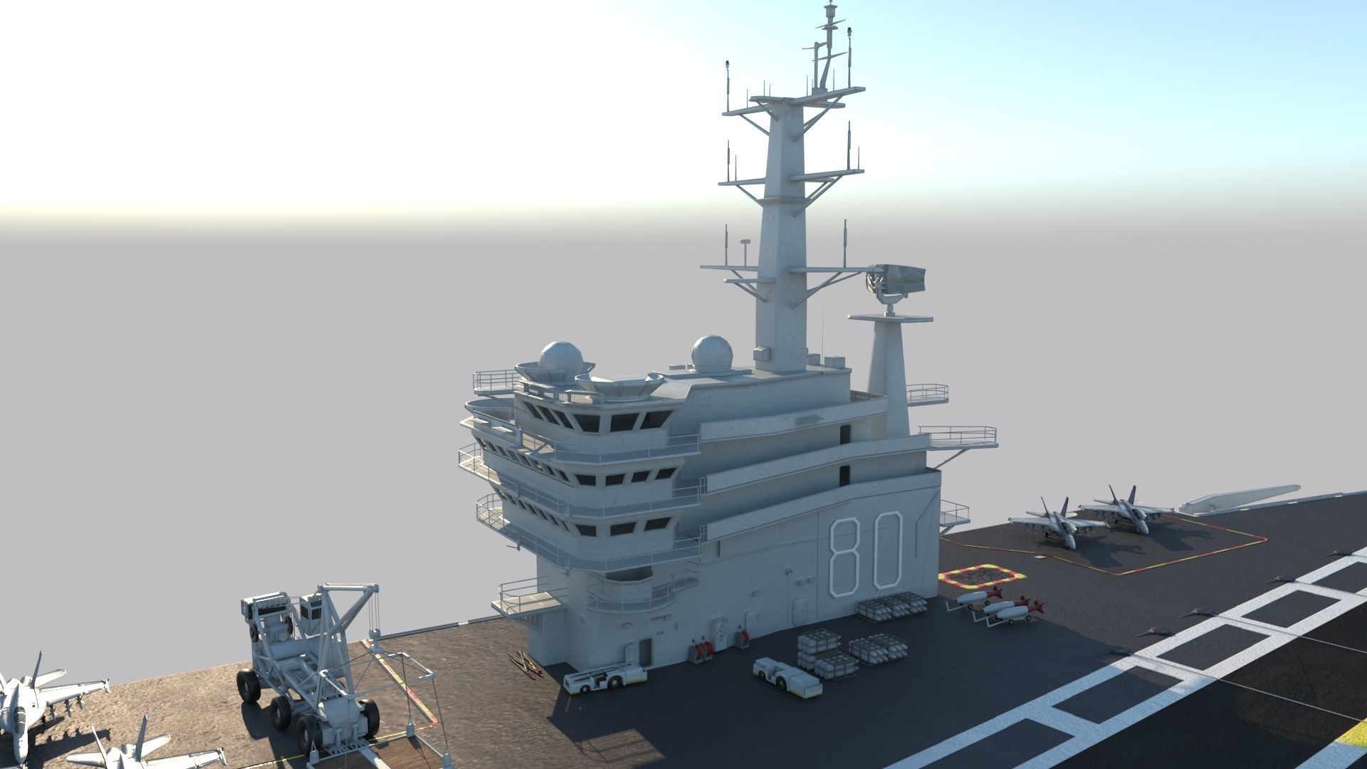Aircraft Carrier 3D model | CGTrader