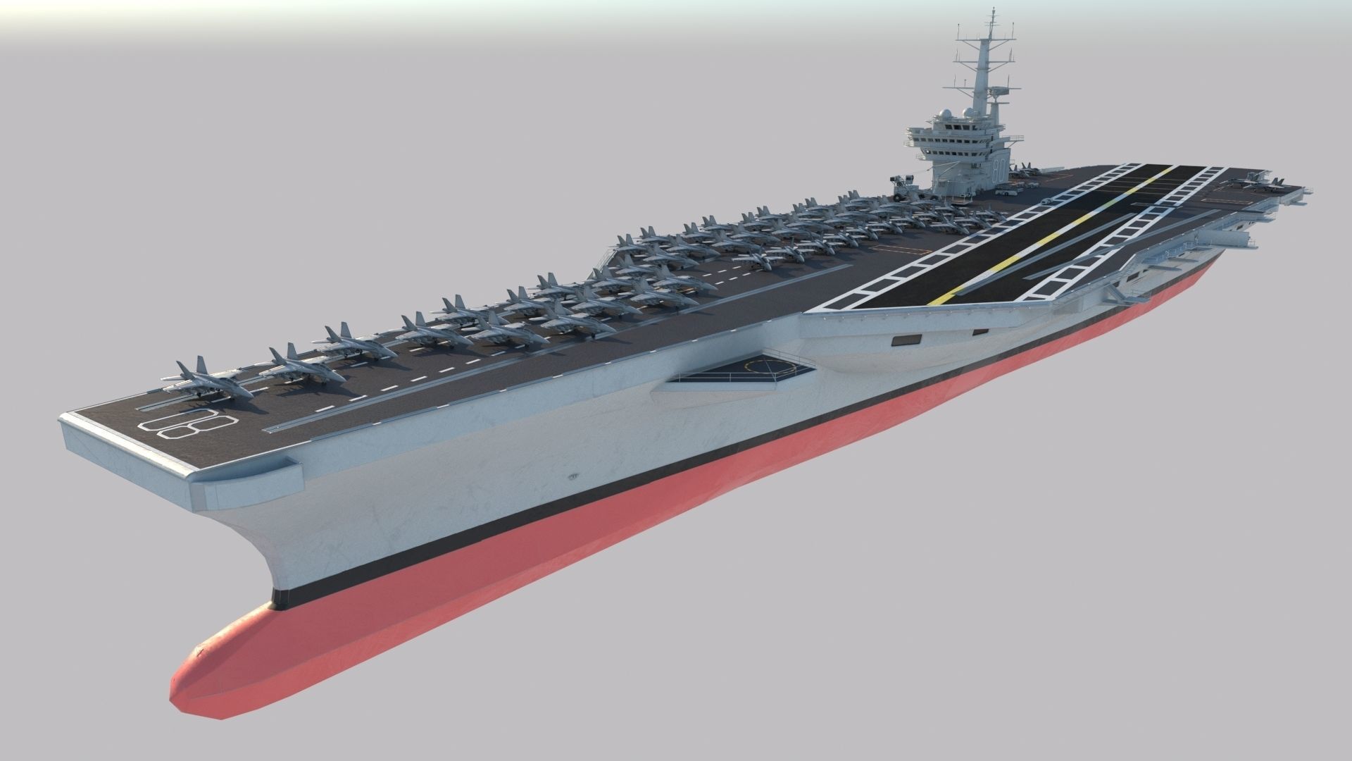 Aircraft Carrier 3D model PBR | CGTrader