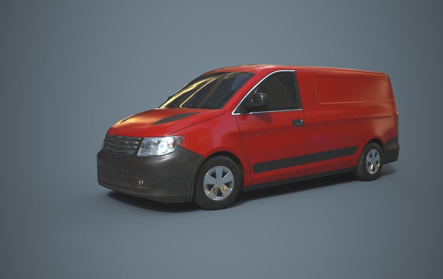 3D model Generic Minivan 8 Colors VR / AR / low-poly | CGTrader