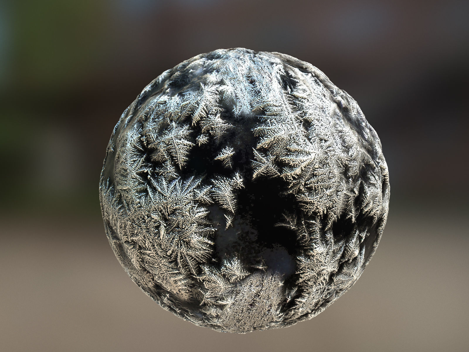 PBR Material Texture set 004 Abstract Frost Alien Metal Texture | CGTrader