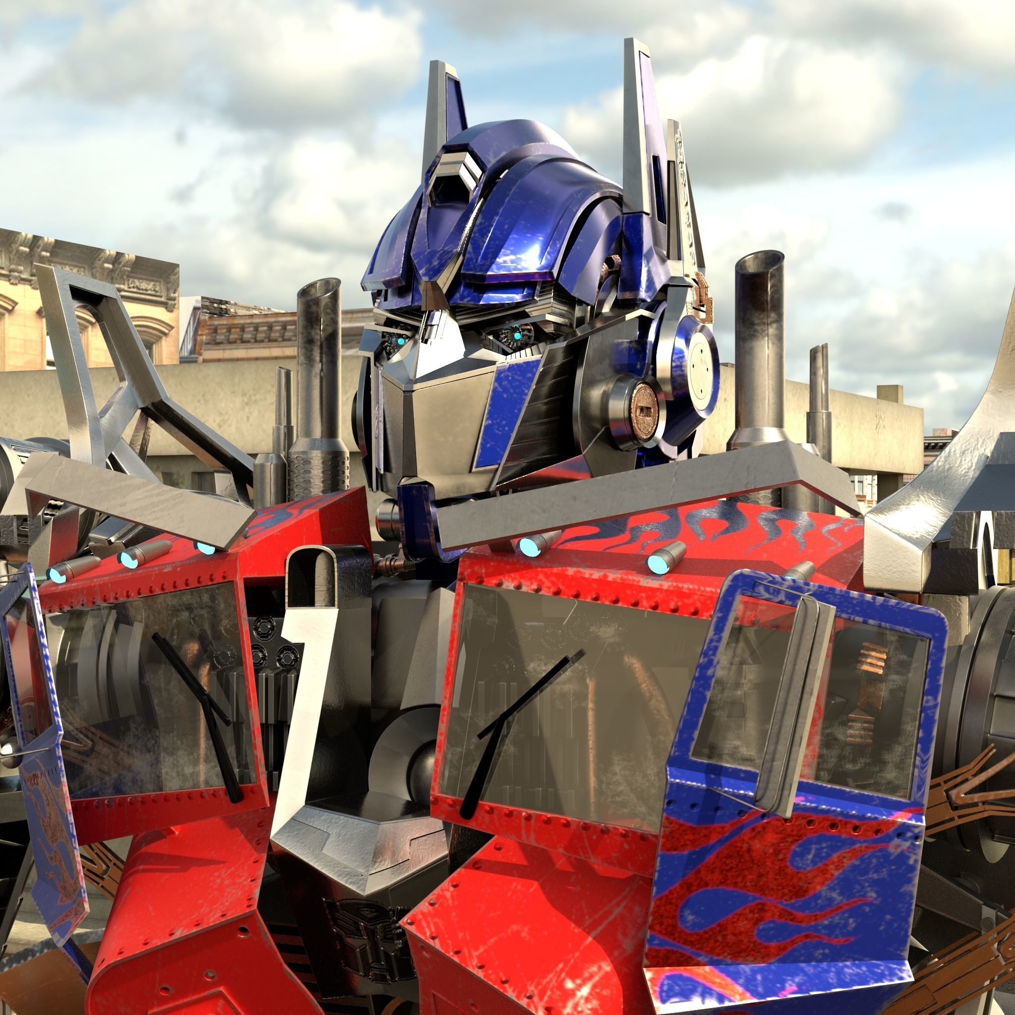 optimus prime 3d model 3D model | CGTrader