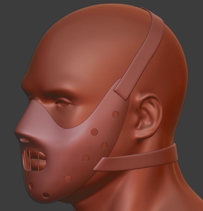 Hannibal Lecter mask 3d model 3D model 3D printable | CGTrader