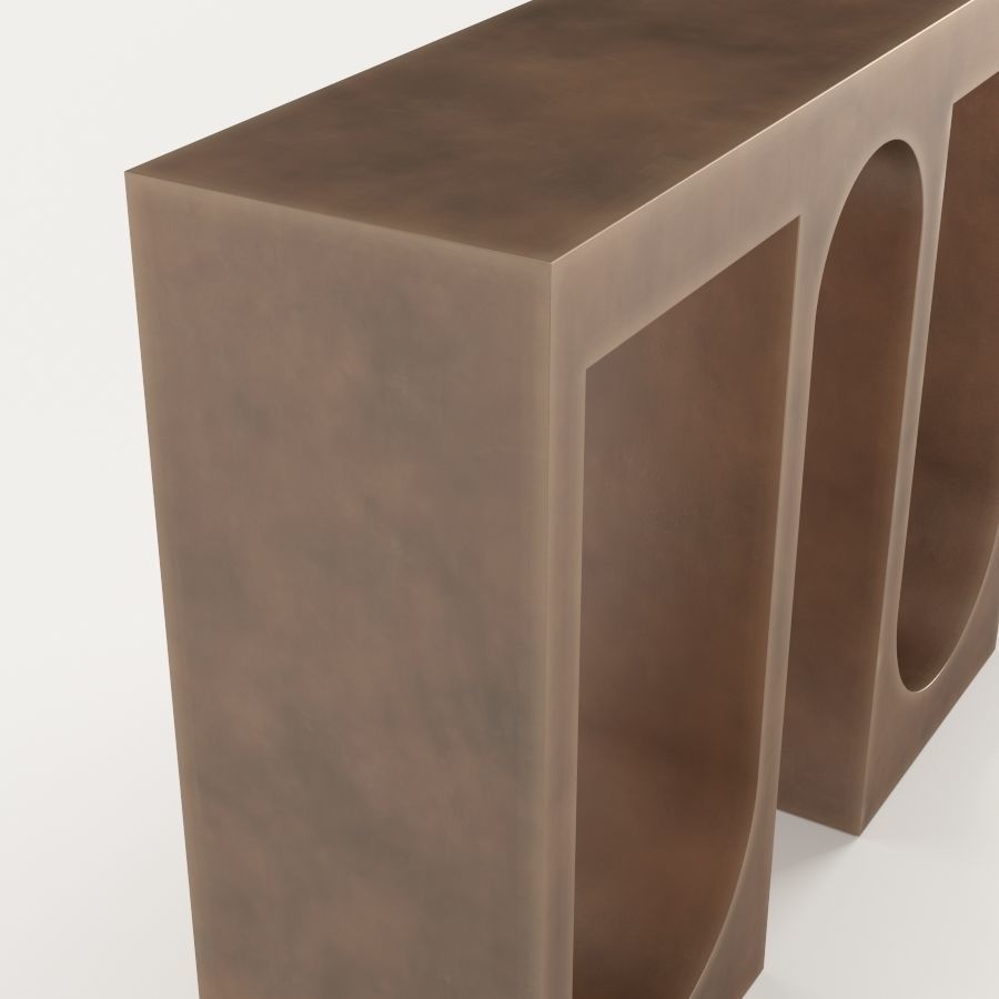Copper Consol 3D model | CGTrader