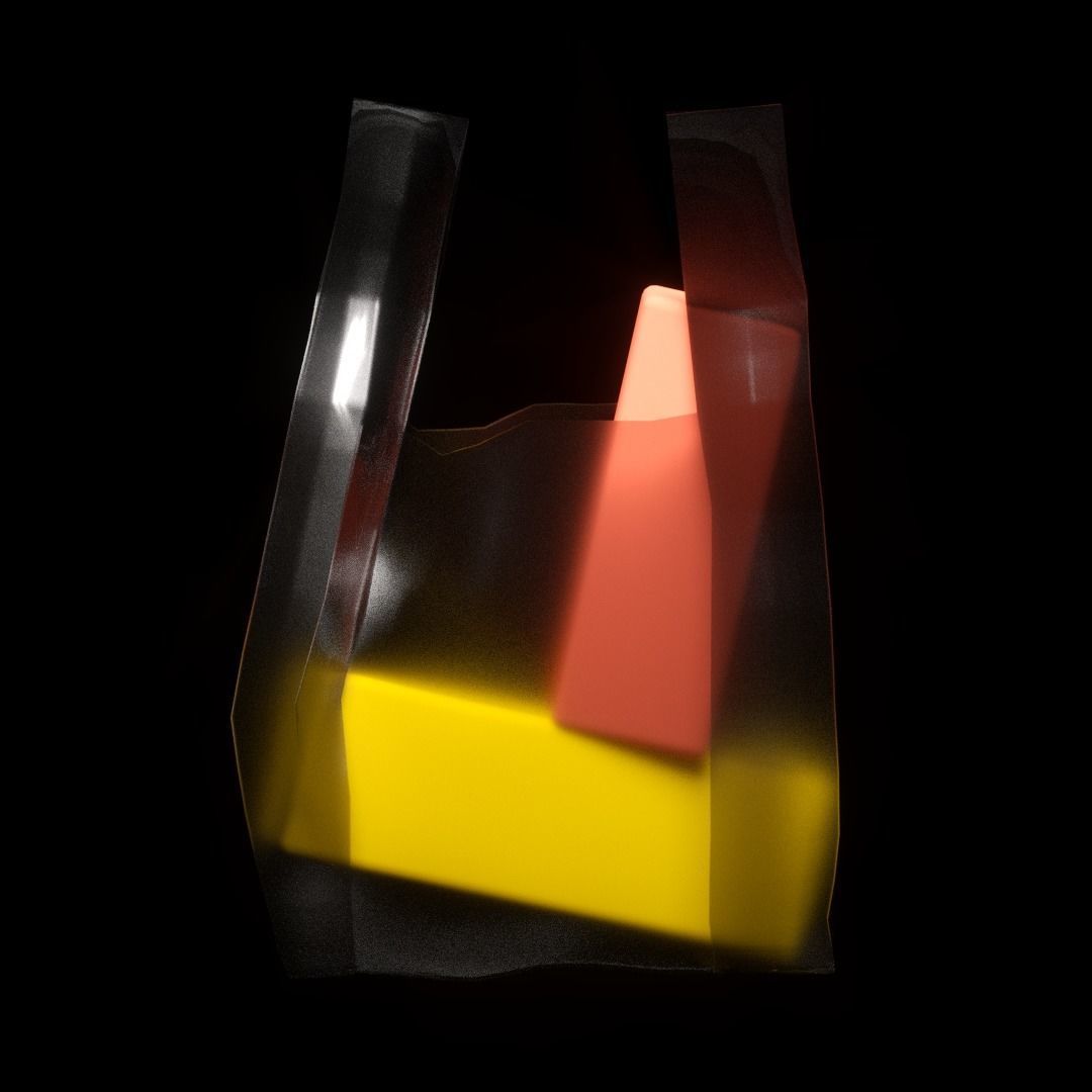 Plastic Bag 3D model 3D model animated | CGTrader