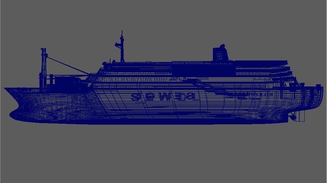 MV Sewol 3D model | CGTrader