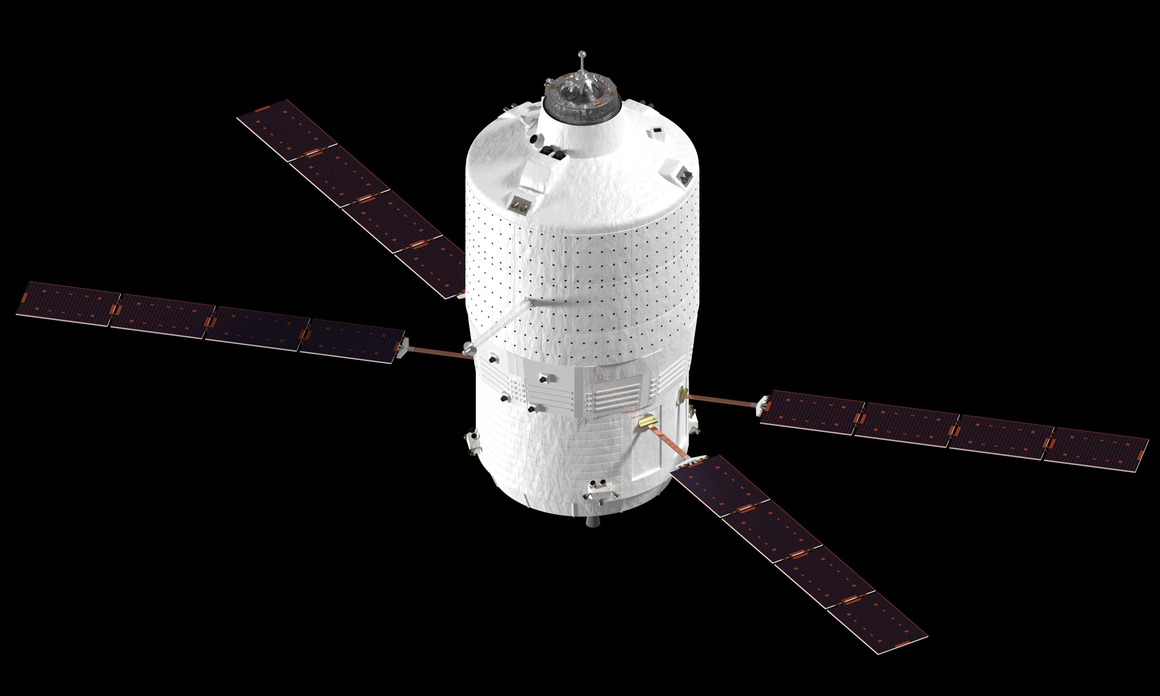 Automated Transfer Vehicle spacecraft 3D model | CGTrader
