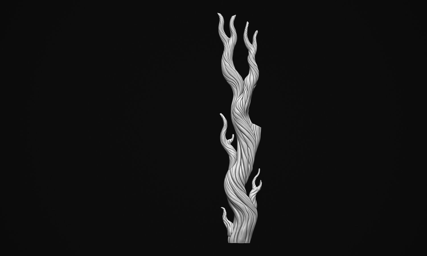 Beautiful Stylized Tree Trunk Detailed free 3D model 3D printable ...