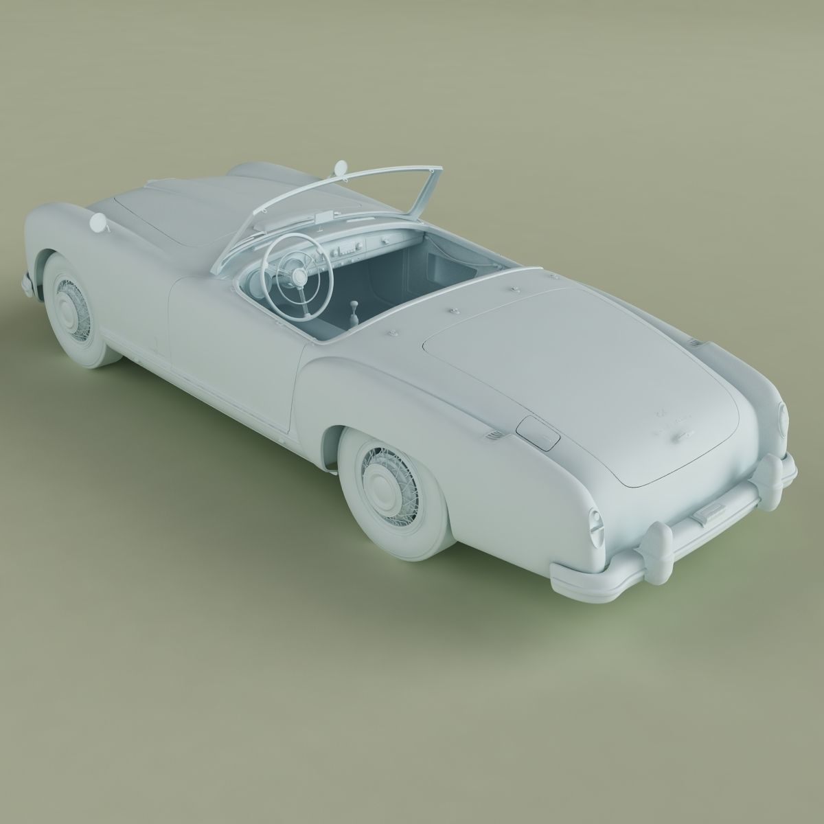 Nash Healey Pininfarina Roadster 3D model | CGTrader