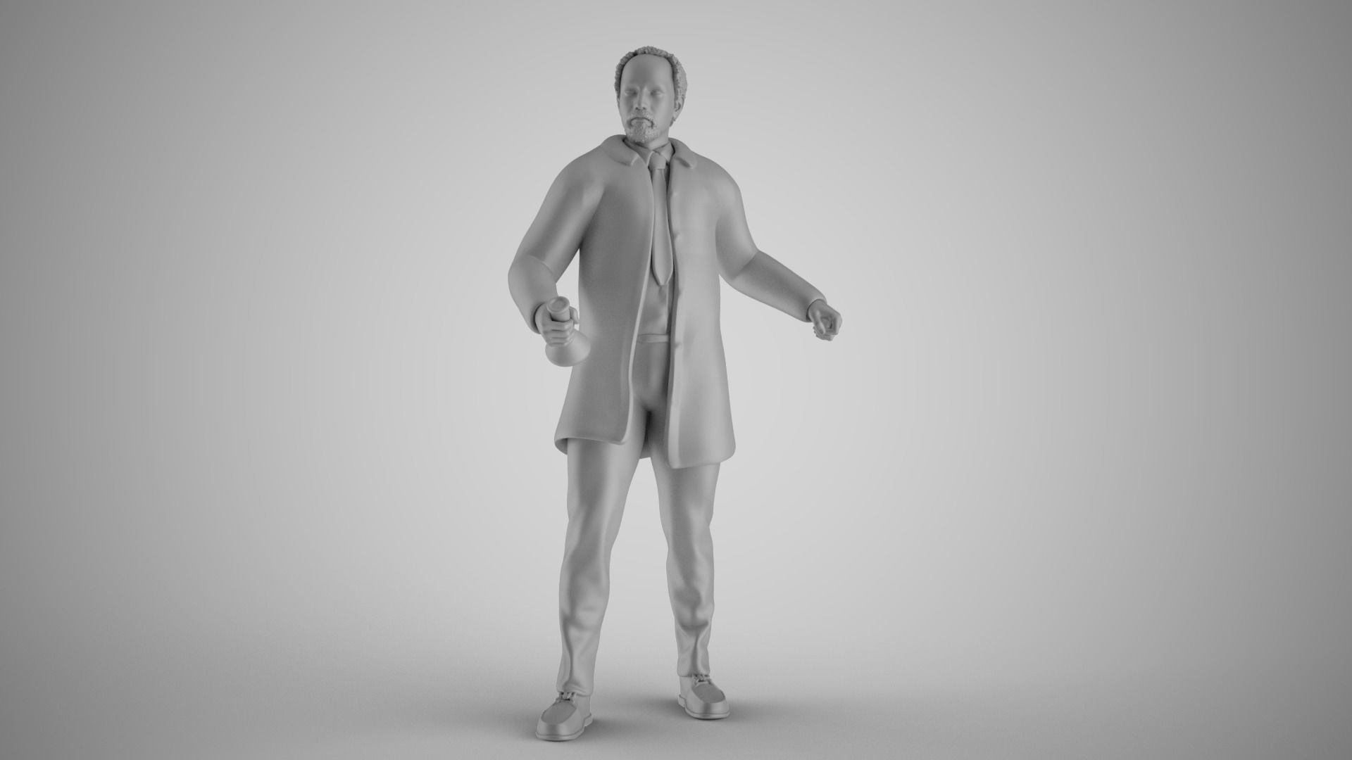 Professor 3D model 3D printable | CGTrader