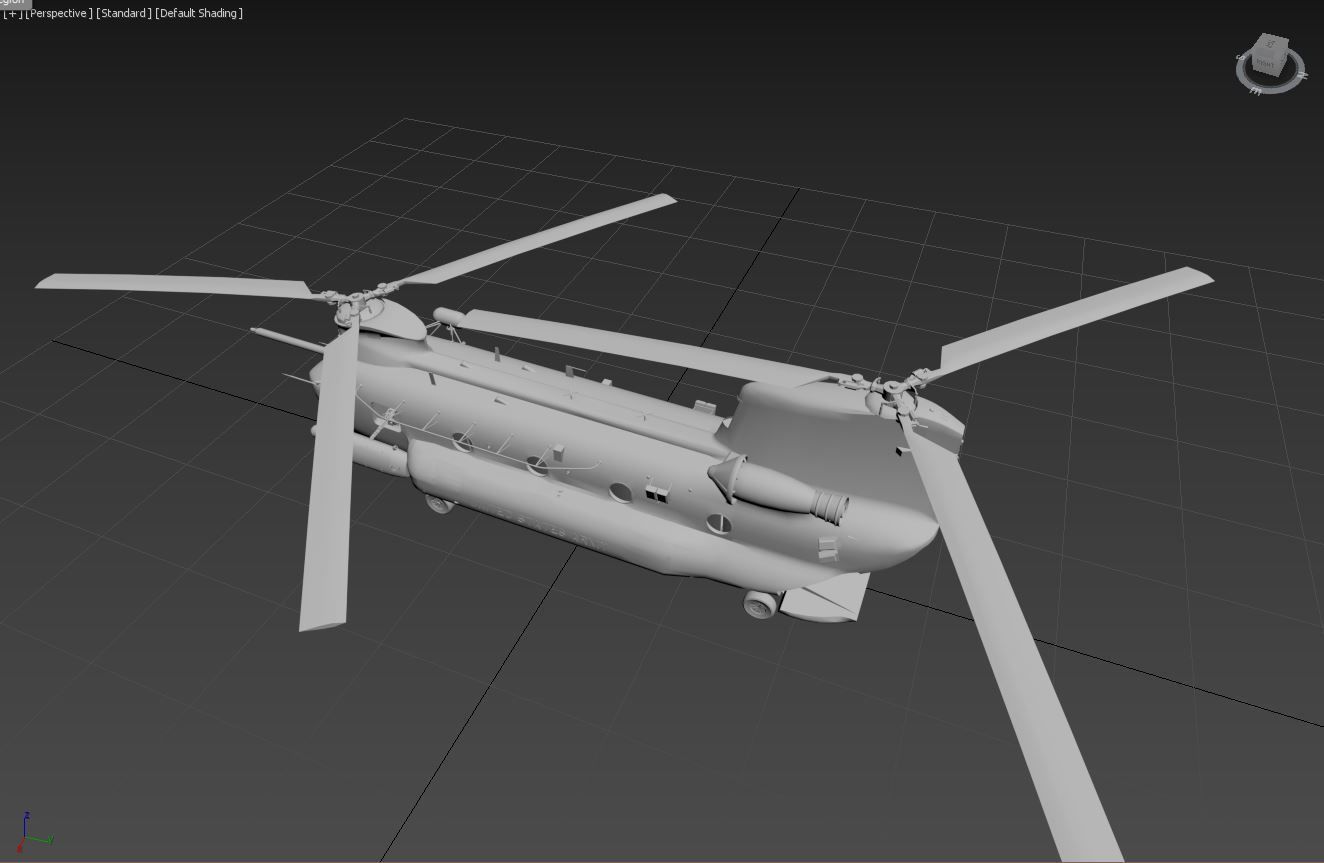 Chinook Helicopter 3D model | CGTrader