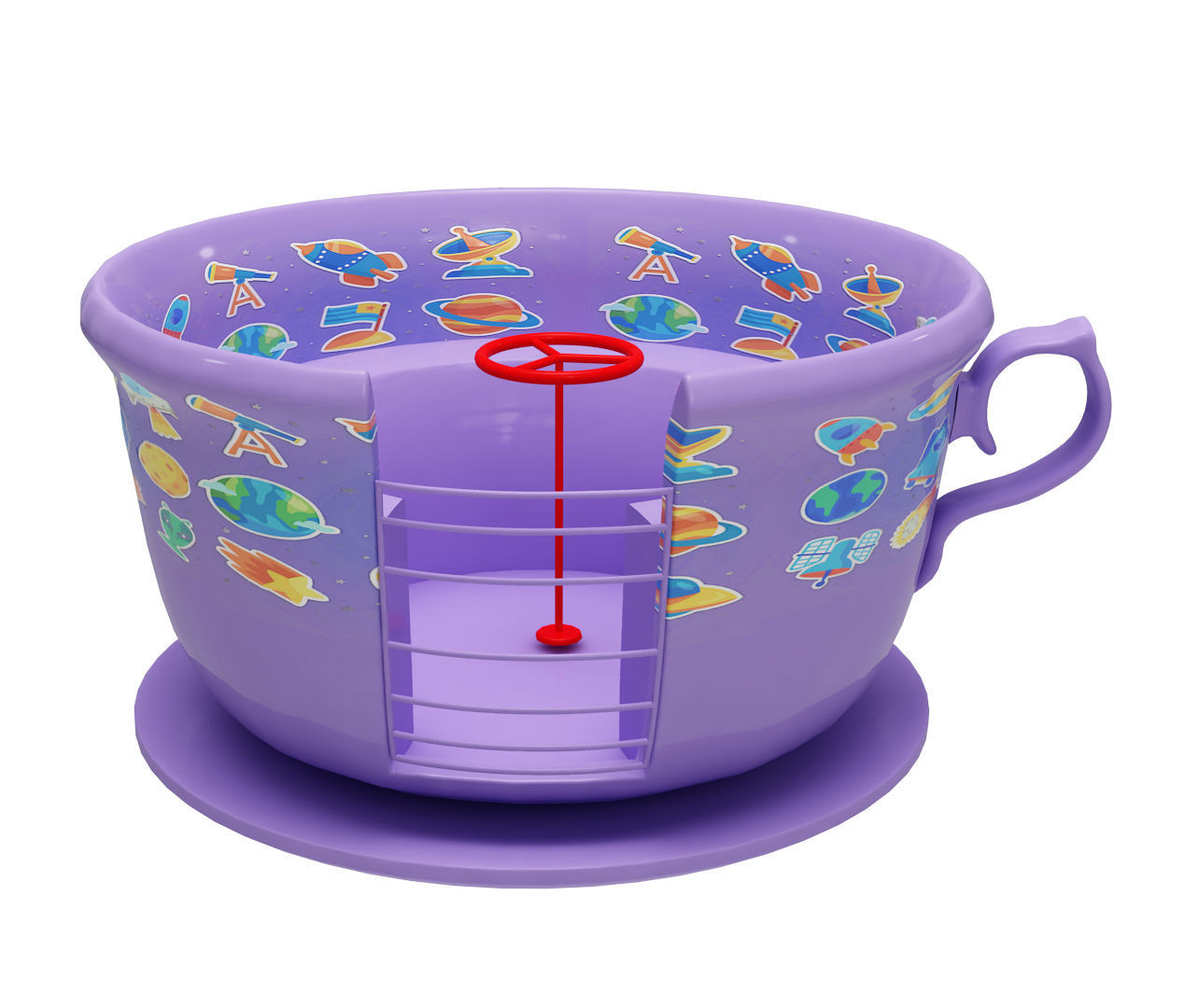 3D model Tea Cup Ride VR / AR / low-poly | CGTrader