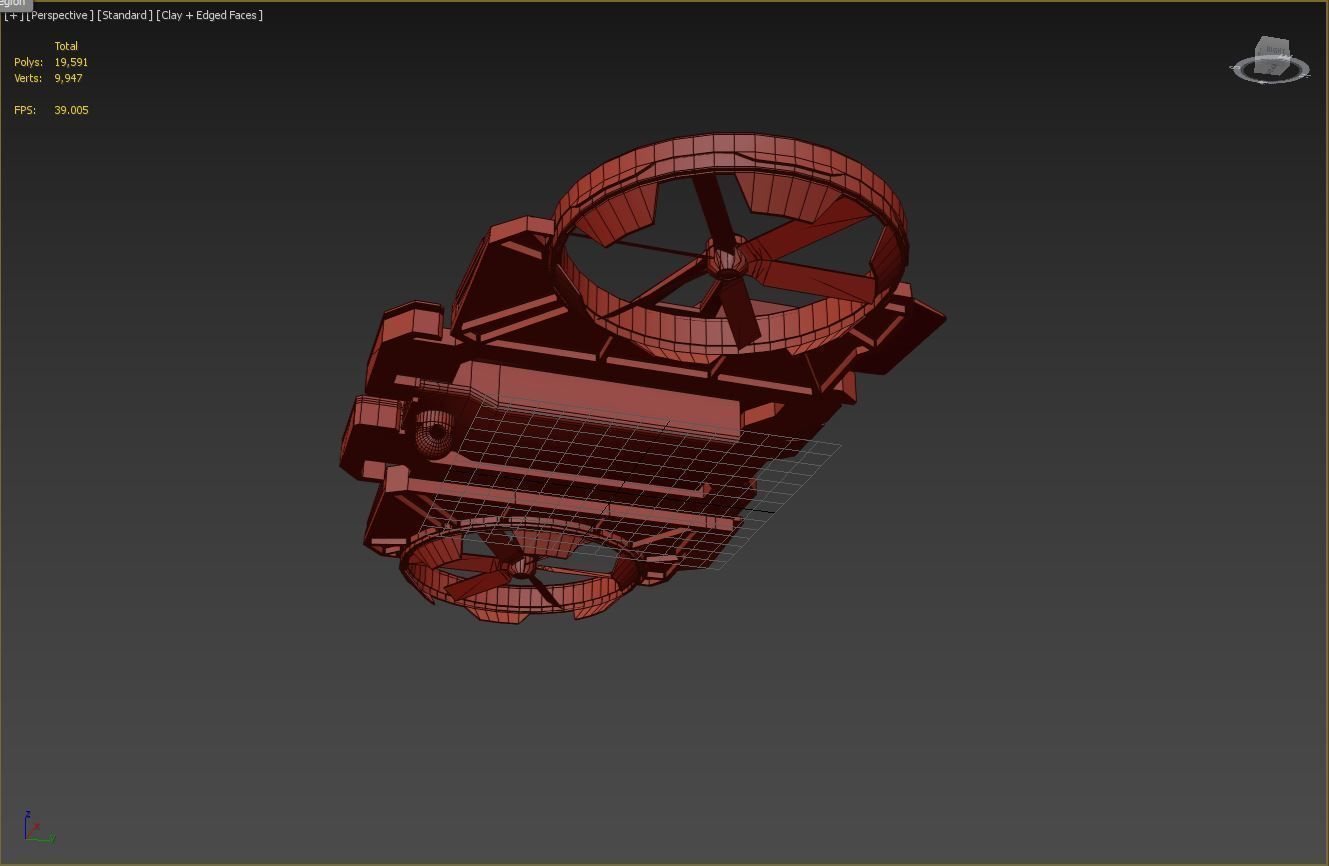 3D model Drone The Wandering Earth VR / AR / low-poly | CGTrader