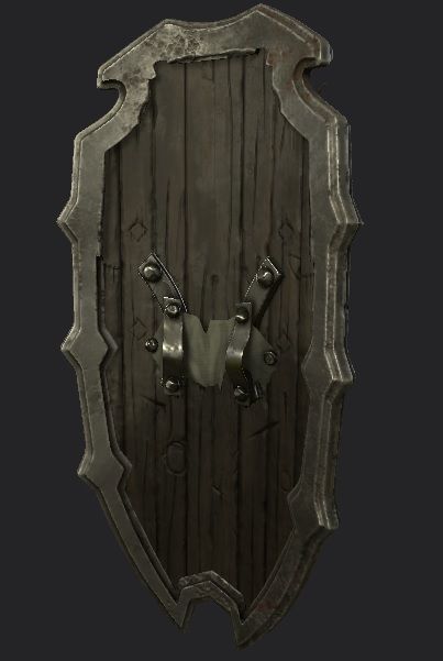 3D model Warrior Heavy Shield VR / AR / low-poly | CGTrader