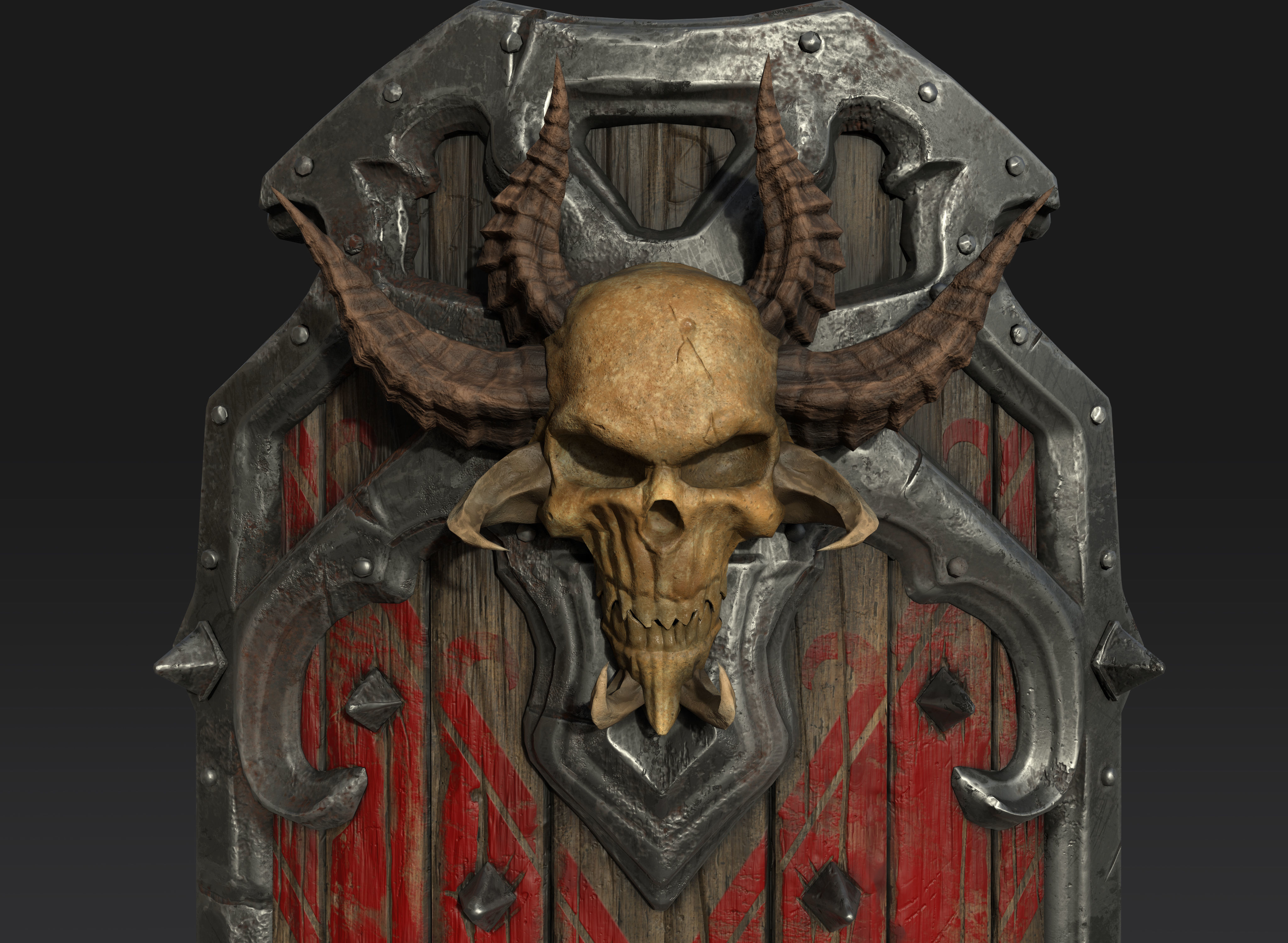 3D model Warrior Heavy Shield VR / AR / low-poly | CGTrader