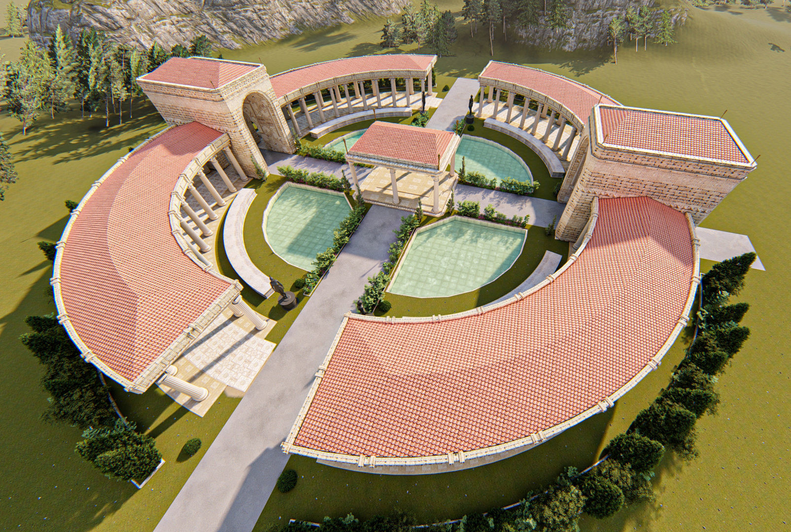 Rome Building 3D model | CGTrader