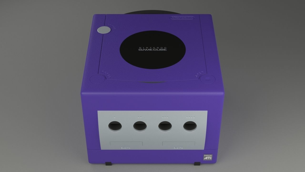 Nintendo GameCube in 4 colours 3D model | CGTrader