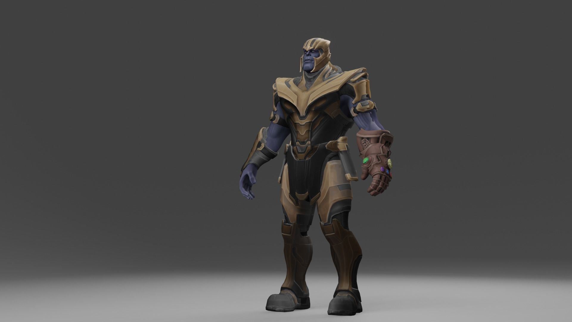 THANOS 3d model character 3D model rigged | CGTrader