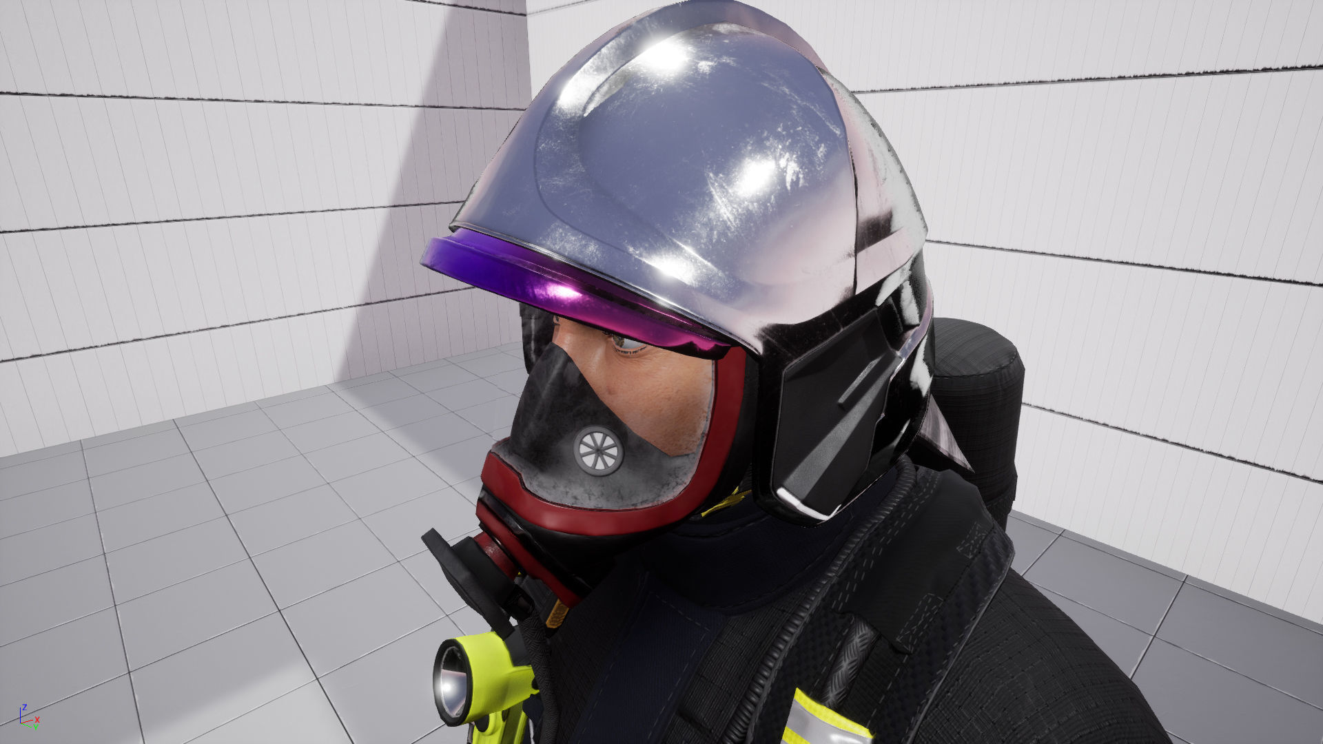 3D model Firefighter VR / AR / low-poly | CGTrader