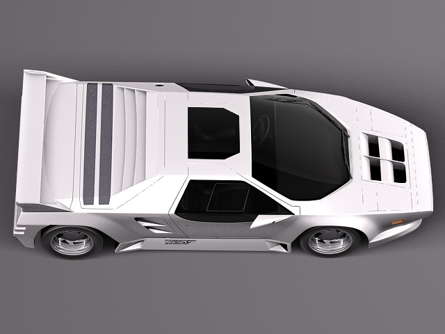 Vector W8 1990 1992 3D model | CGTrader