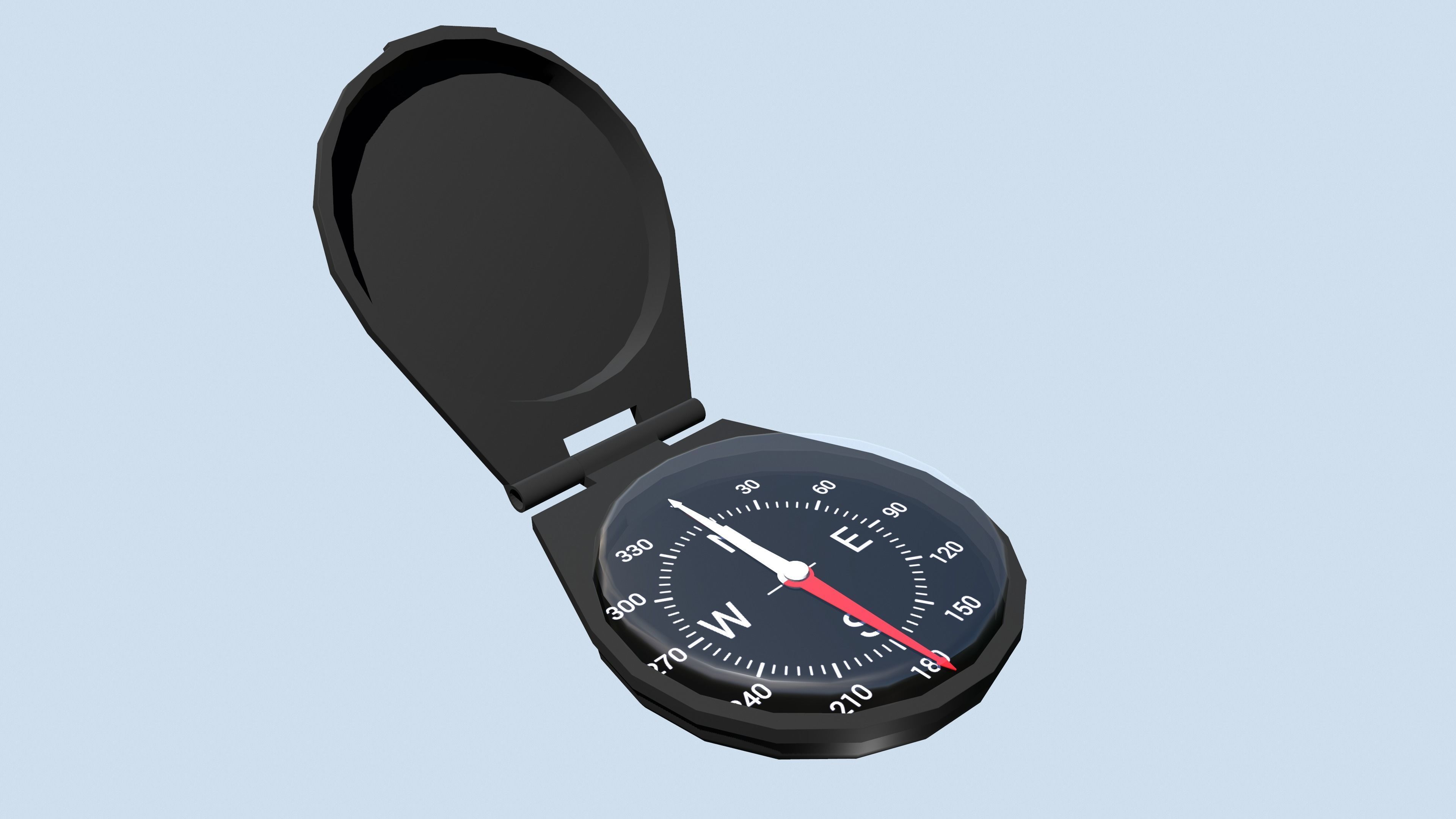 3D model Compass VR / AR / low-poly | CGTrader