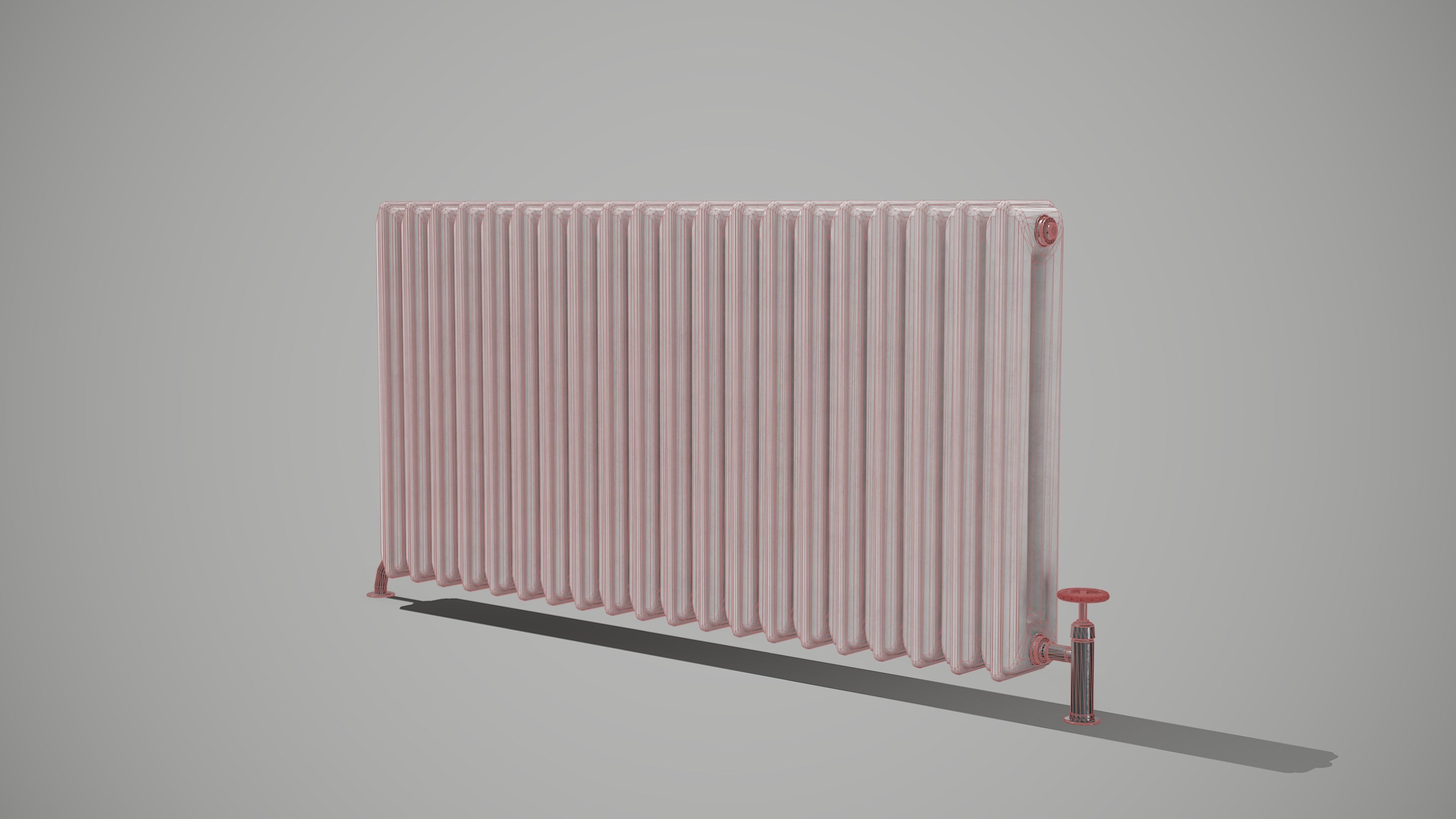 3D model Old Style Wall Radiator VR / AR / low-poly | CGTrader