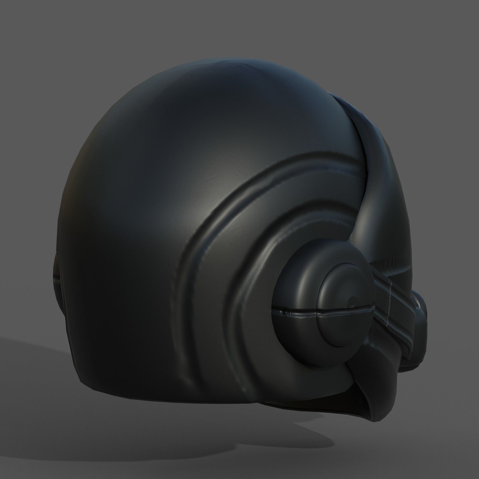 3D model Gas mask helmet scifi fantasy armor hats military Low-poly VR ...