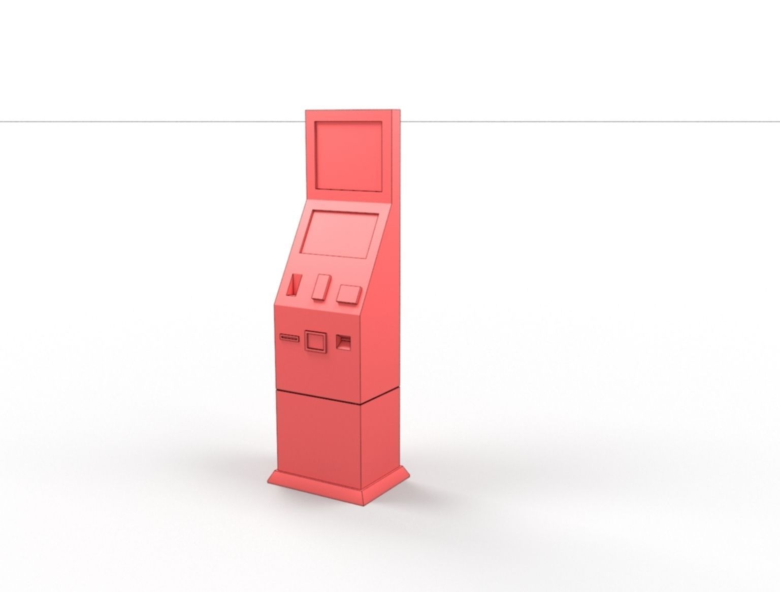 vending machine free 3D model 3D printable | CGTrader