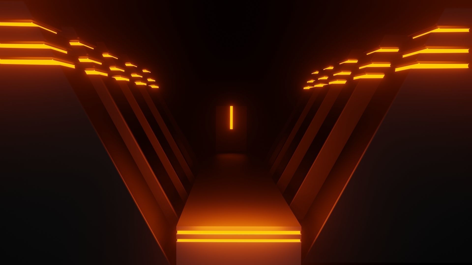 Alien architecture 3D model OBJ BLEND