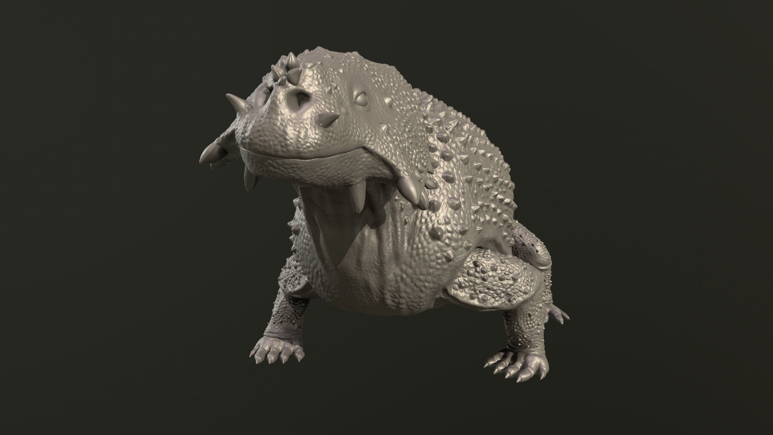 Scutosaurus animal 3D model 3D printable | CGTrader