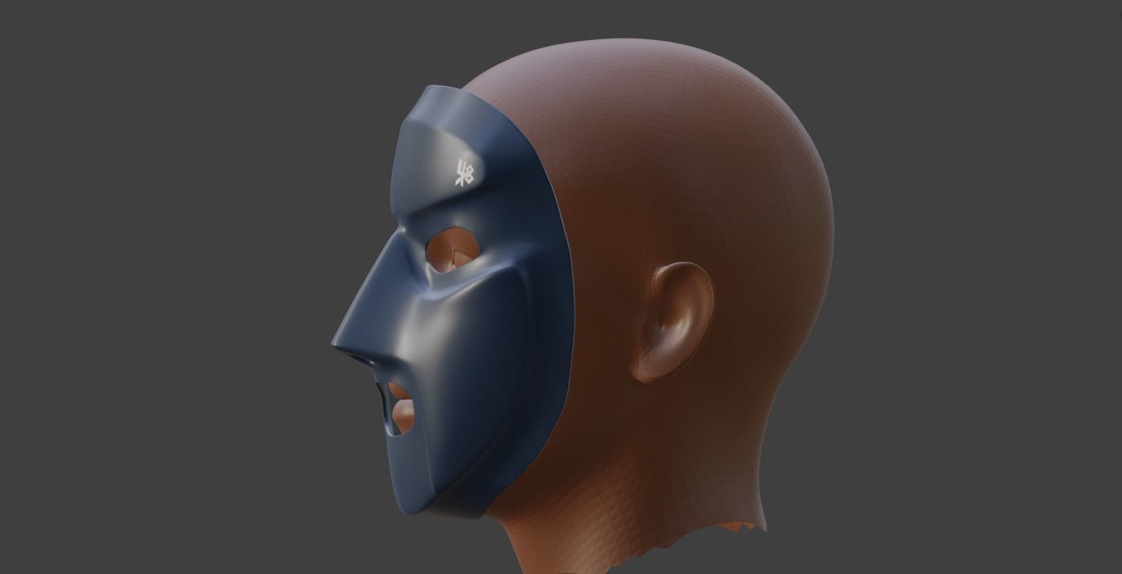 M Huncho mask 3D model 3D printable | CGTrader