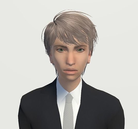 Unity Humanoid Model Male 009 free 3D model | CGTrader