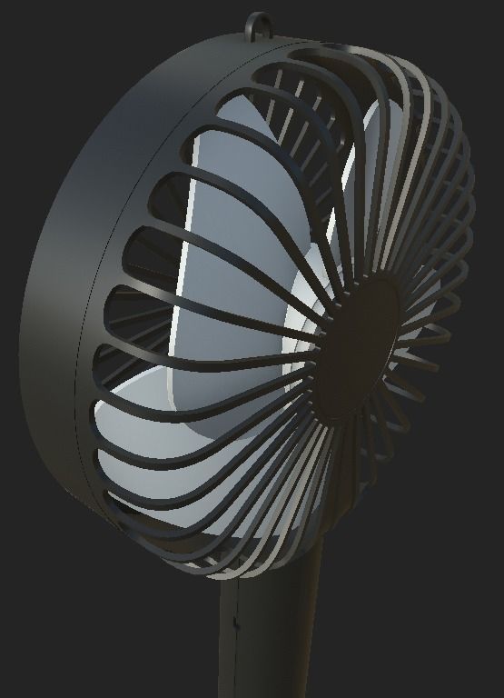 Mini Hand Fan 3D model | CGTrader