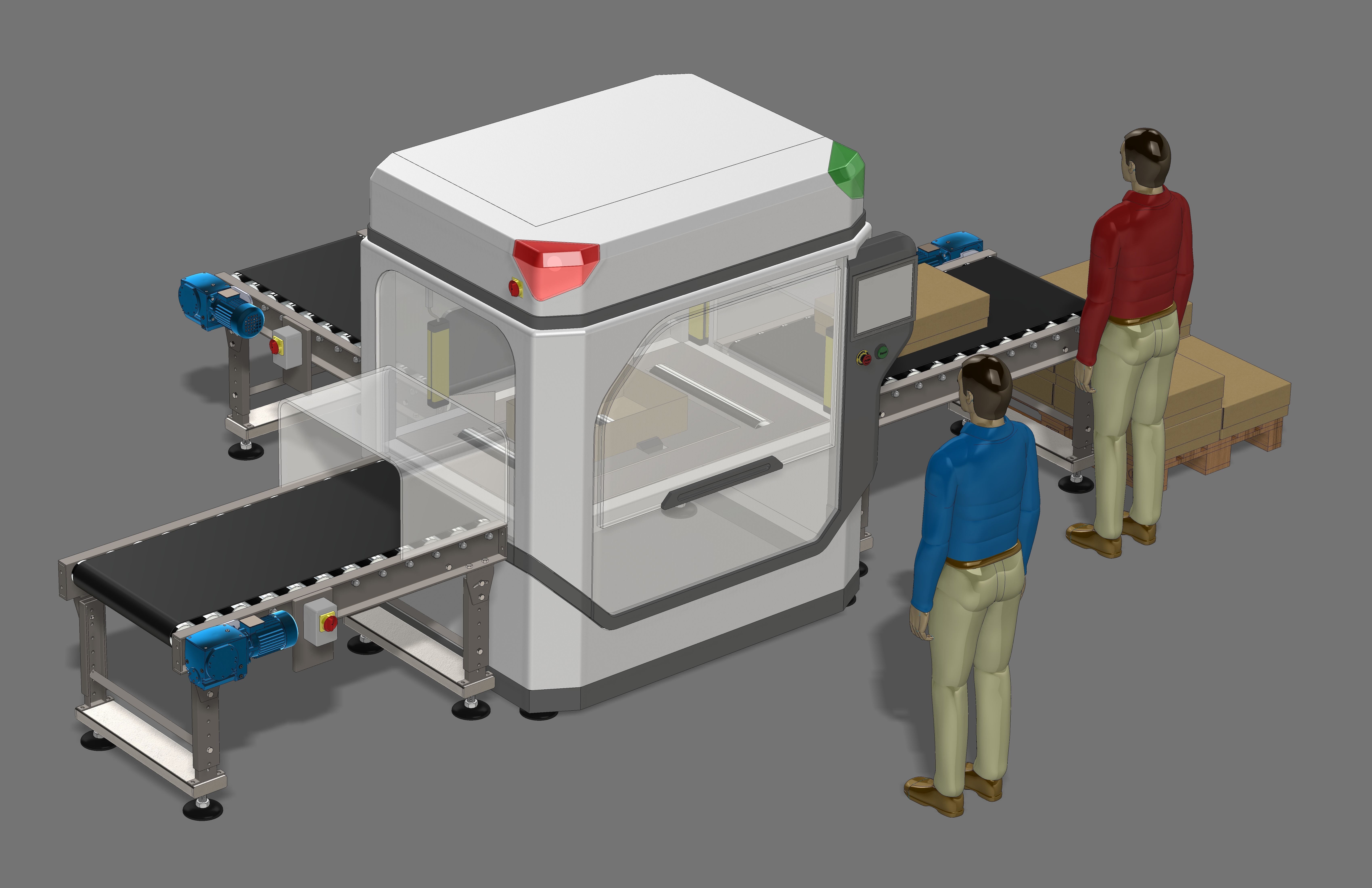 Industrial Unpacking Machine Concept 3D model | CGTrader