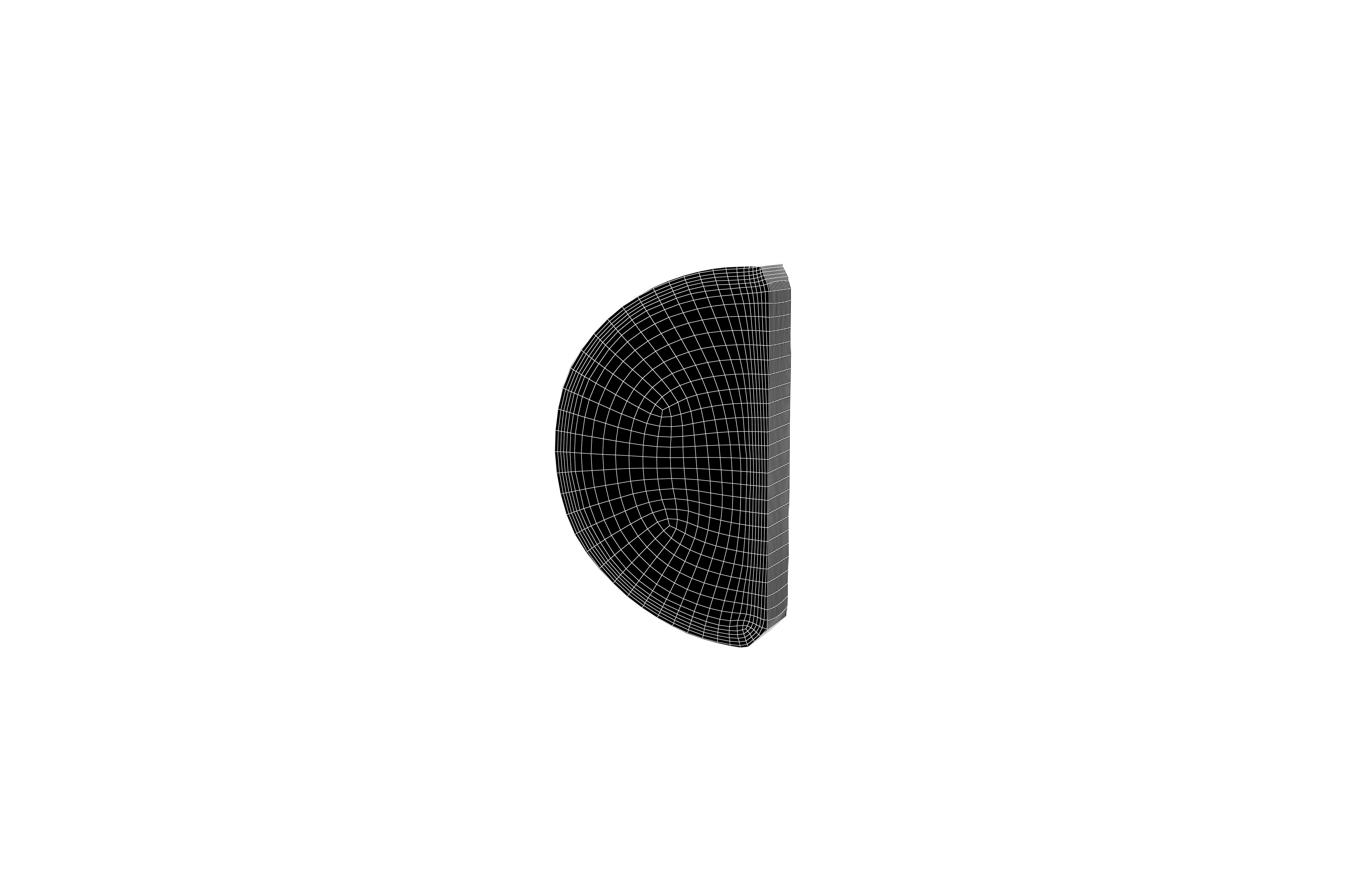 3D model Semicircle Chocolate v2 001 VR / AR / low-poly | CGTrader