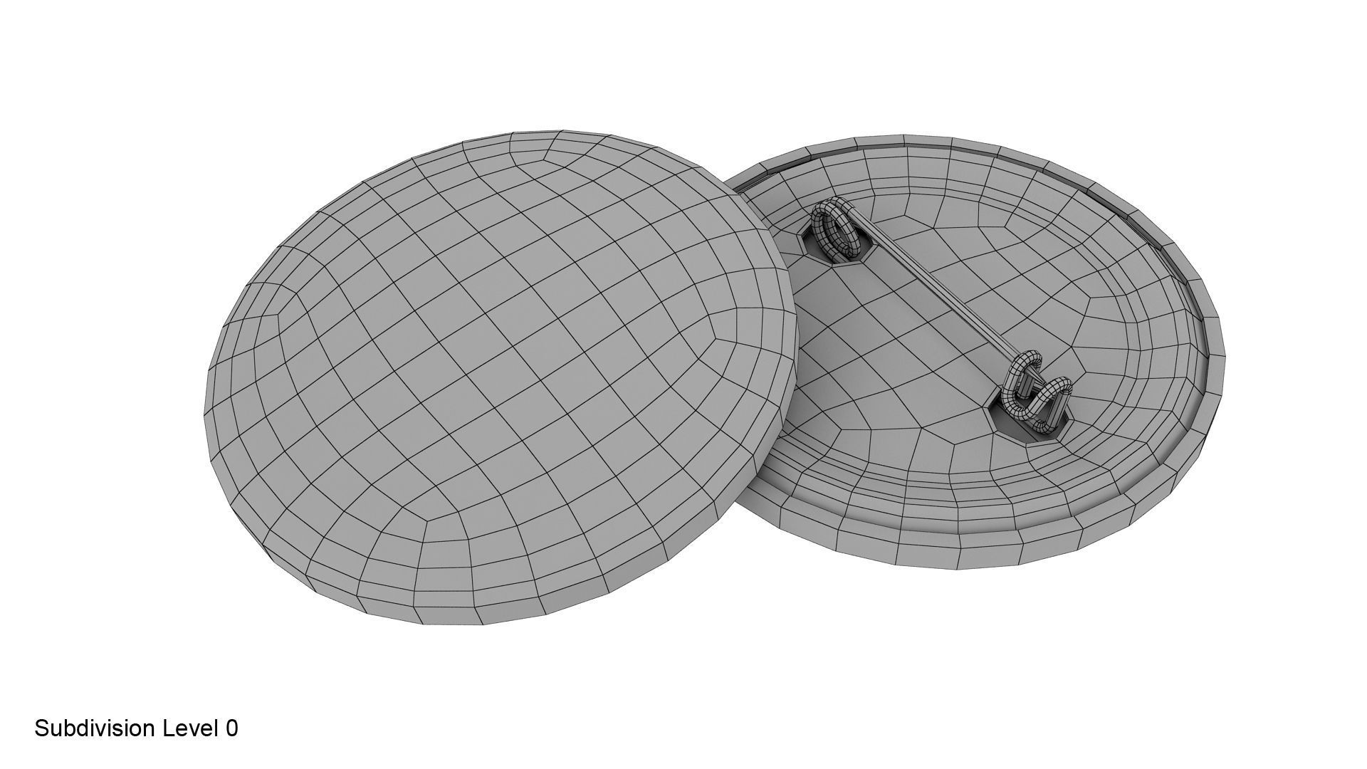 Badge Pin 3D model | CGTrader