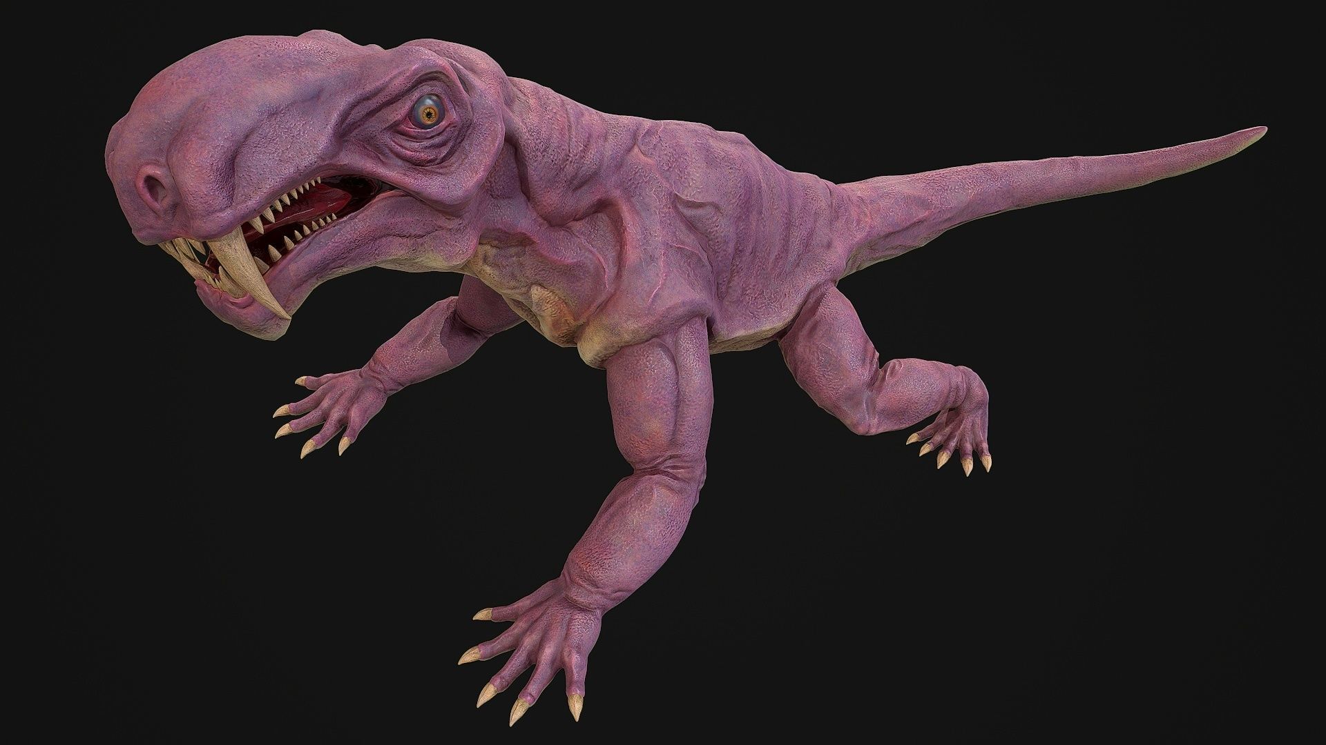 3D model Ivantosaurus ensifer ancient animal detailed VR / AR / low ...