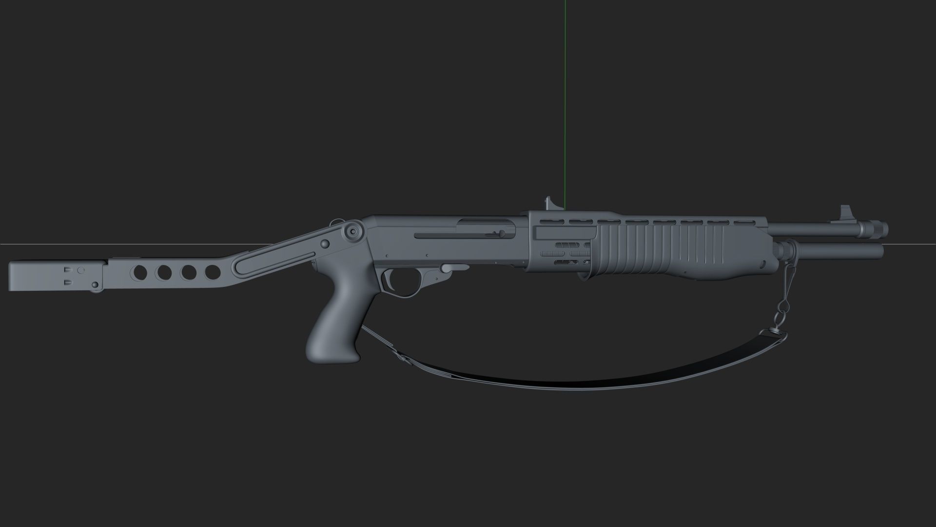 Franchi SPAS 12 3D model | CGTrader